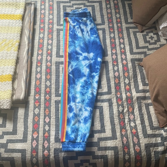 FARM Rio | Pants & Jumpsuits | Farm Rio Rainbow Stripe Tie Dye ...